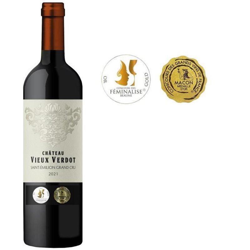 Château Vieux Verdot 2021 Saint-Emilion Grand Cru - Vin rouge de Bordeaux