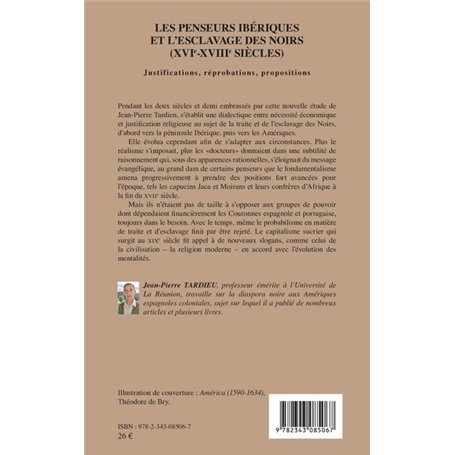 Les penseurs ibériques et l'esclavage des noirs - Jean-Pierre TARDIEU ...