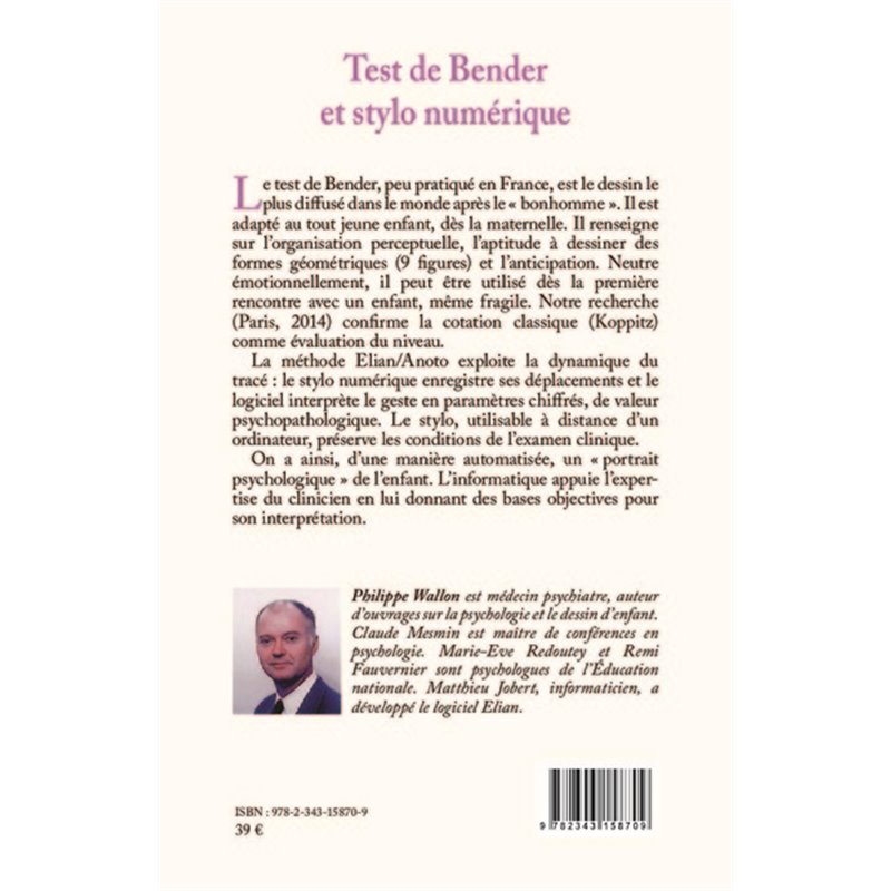 Test de Bender et stylo numérique - Philippe Wallon | Isleden