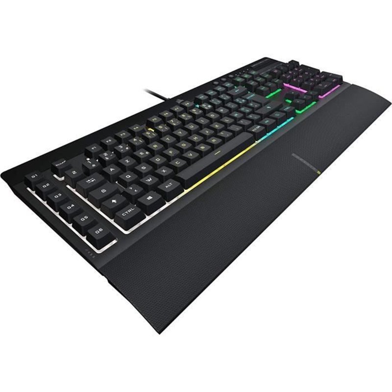 Clavier Gamer - AZERTY - CORSAIR - K55 RGB Pro - Numérique - Dôme en ...