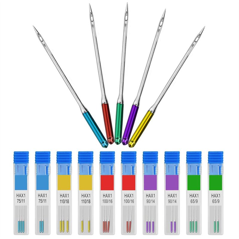 AFASOES 30 pcs Aiguilles Machine a Coudre 9/11/14/16/18 Aigu | Isleden