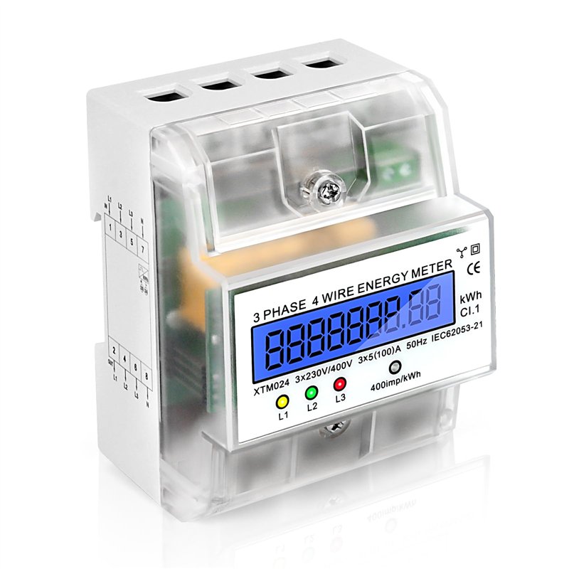 Compteur Electrique Triphasé Numérique Compteur D'Energie El | Isleden