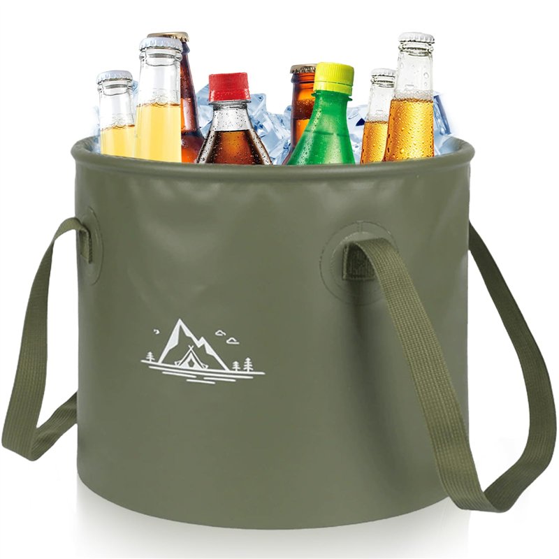 Seau pliable d'extérieur de 20 l - Seau pliable pour l'extér | Isleden