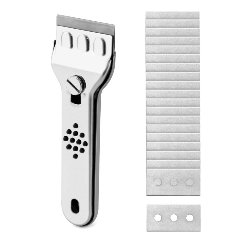 QWORK® Grattoir en INOX, Idéal pour Nettoyer les Plaques en | Isleden