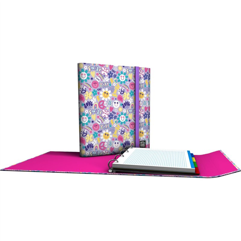 Grafoplás Classeur avec recharge et rabat A4 | Classeur Smil | Isleden