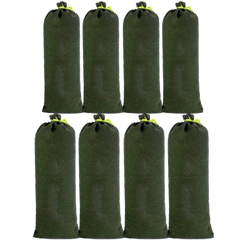 CSPone 8pcs Sac a Sable en Toile Boudin Anti Inondation Cont | Isleden