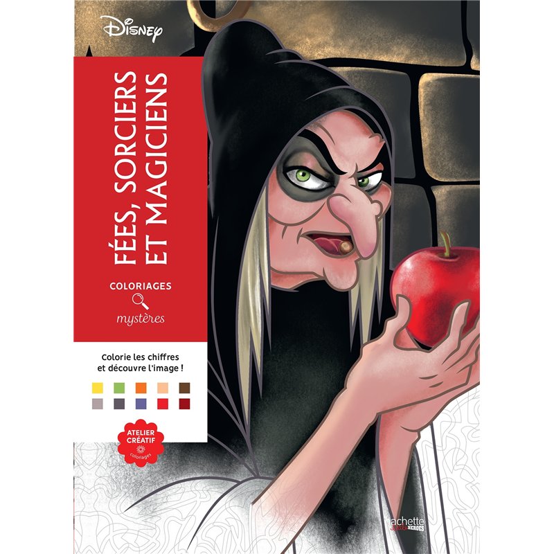 Coloriages Mystères Disney - Fées, sorciers et magiciens -Isleden