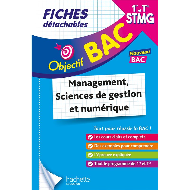Objectif BAC Fiches 1re et Term STMG Management, Sciences de gestio...
