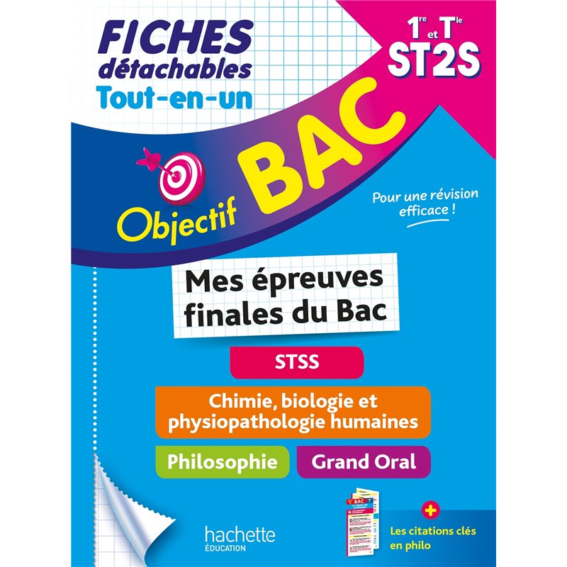 Objectif BAC Fiches Tout-en-un 1re-Term ST2S Mes épreuves finales d...