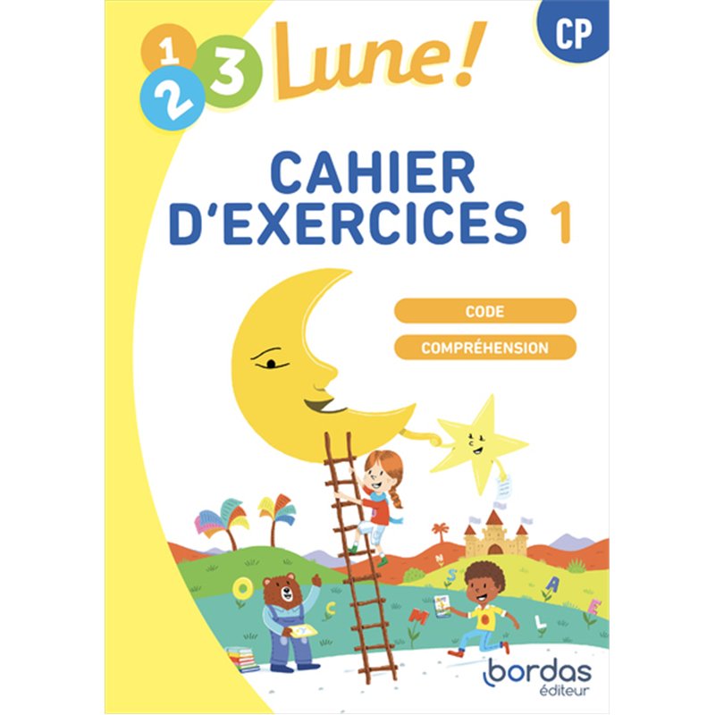 1, 2, 3, lune - Méthode de lecture CP - 2024 - Cahier d'exercices N...