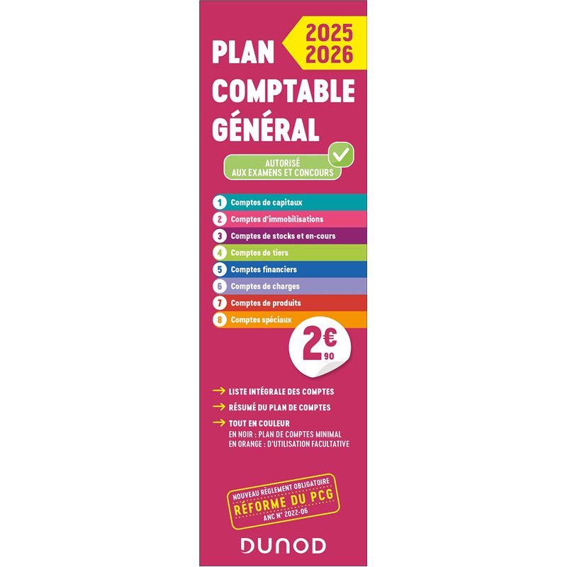 Plan comptable général - PCG - 2025-2026 -Isleden