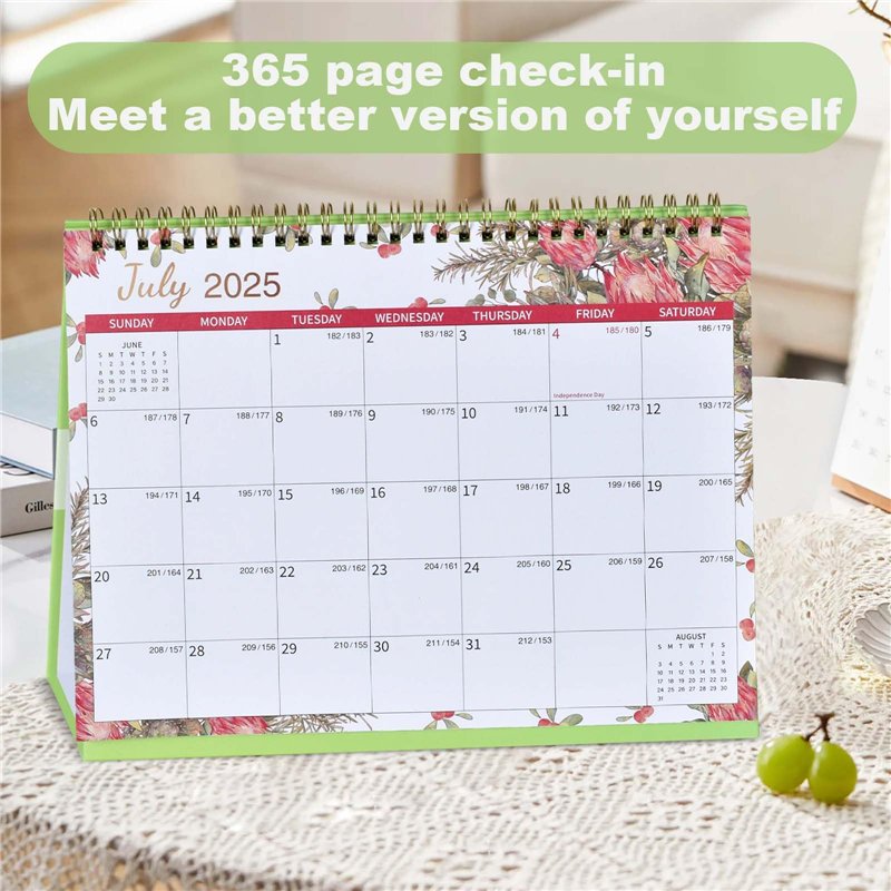 Calendrier De Bureau Debout 2025-2026, Calendrier De Bureau 2026