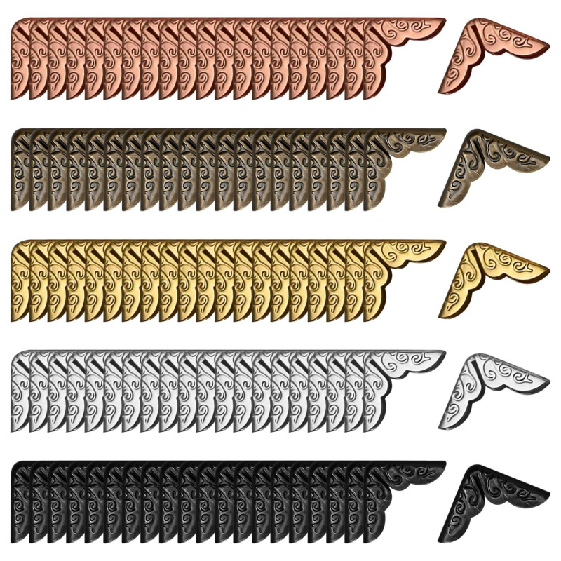 DHSBGWSX 100 Pièces Protecteurs de Coins de Livres, Protection d'angles ...