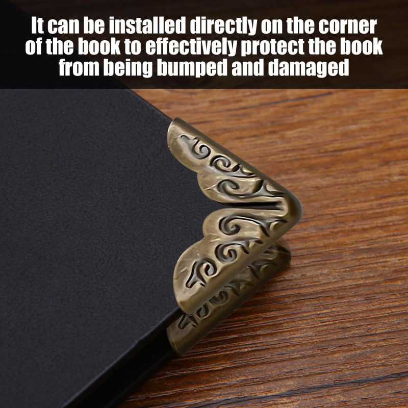 DHSBGWSX 100 Pièces Protecteurs de Coins de Livres, Protection d'angles ...